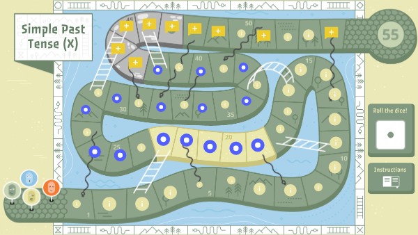 Snakes and Ladders_Simple Past | Genially