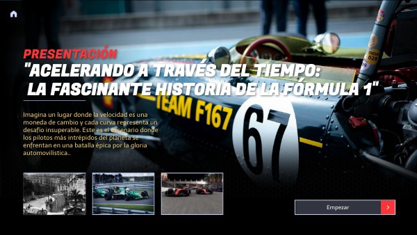 PRESENTACIÓN FORMULA 1 | Genially