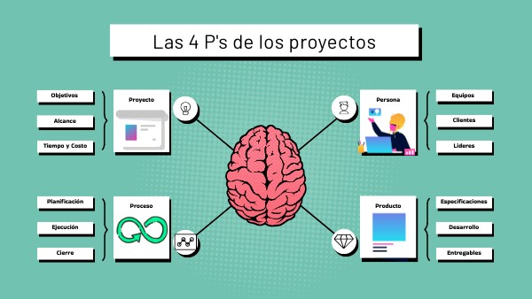 Las 4 P's de los proyectos | Genially