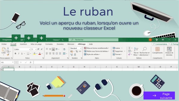 Excel de base : Le ruban