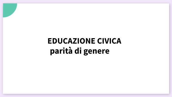 educazione civica | Genially