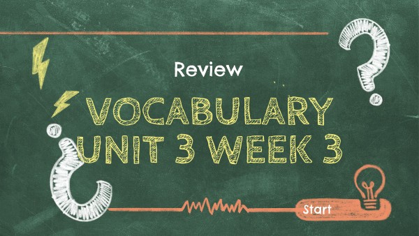 3.3 Vocabulary Review | Genially