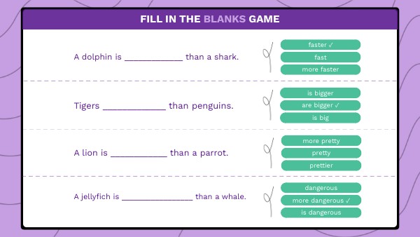 comparatives and superlatives | Genially