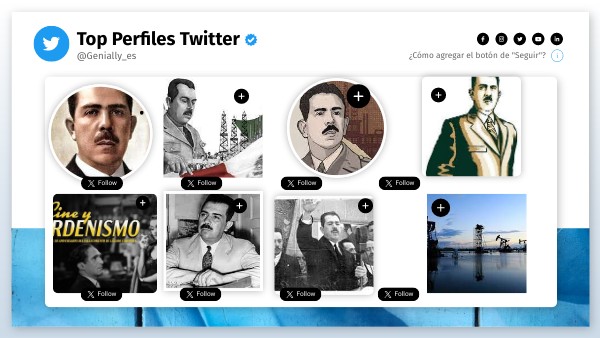 TWITTER CUADRÍCULA PERFILES | Genially