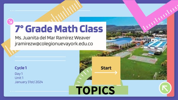 Cycle 1 7° grade | Genially