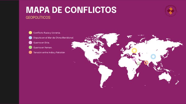 Mapa de conflictos geopolíticos