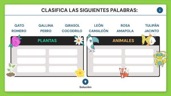 PLANTAS Y ANIMALES (sara)