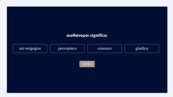 Lessico greco Q/A | Genially