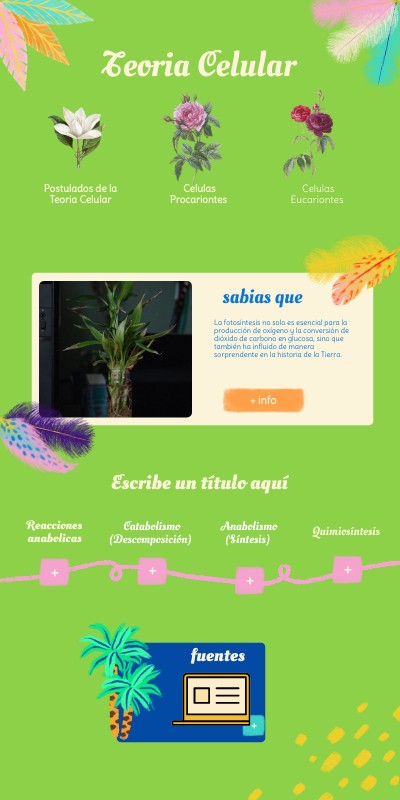 infografía Teoría Celular | Genially