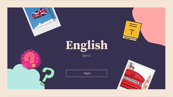 English quiz 1