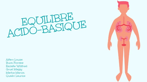 Equilibre acido-basique