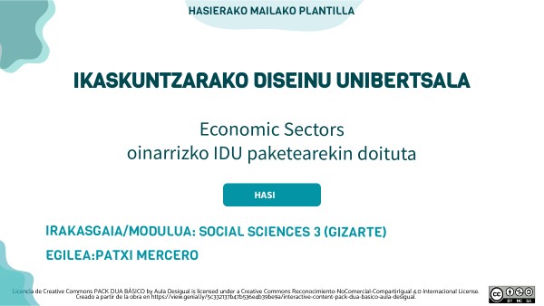 Euskera - DUA Inicial Social Sciences | Genially