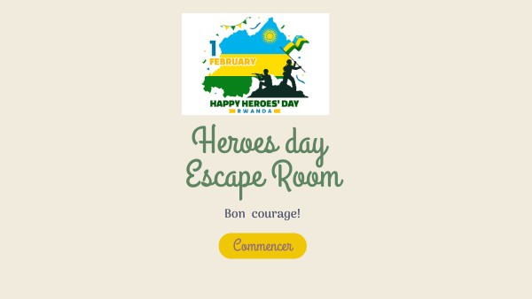 Heroes day Escape Room