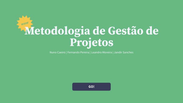 Metodologias de Gestão de Projeto | Genially