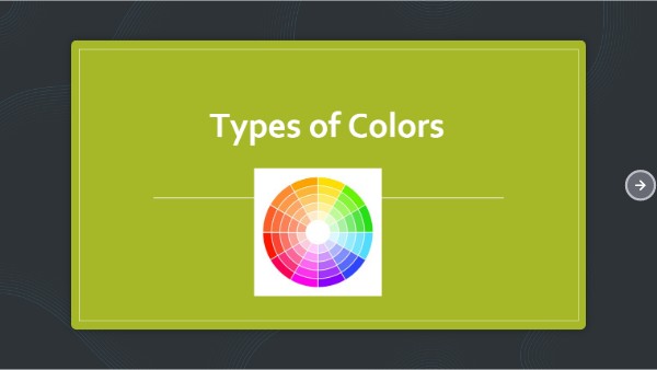 Lesson 1.3 Types of Colors | Genially