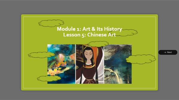 Lesson 1.5: Chinese Art