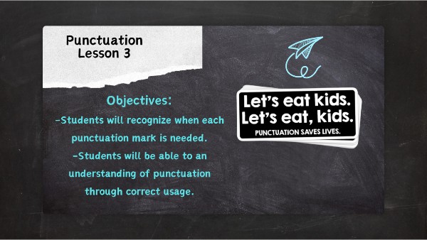 Lesson 1.03 Punctuation