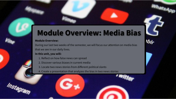 Module Overview: Media Bias
