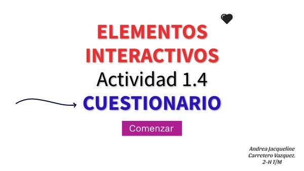 Elementos interactivos 1.4 | Genially