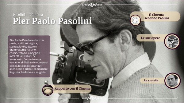 Pasolini - Cinema | Genially