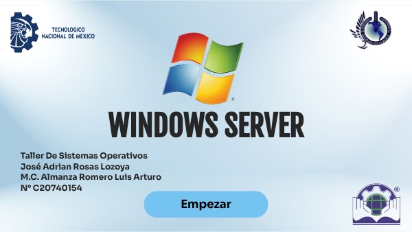 Infografía Windows Server | Genially