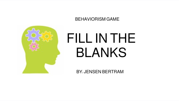 Fill in the blanks game | Genially