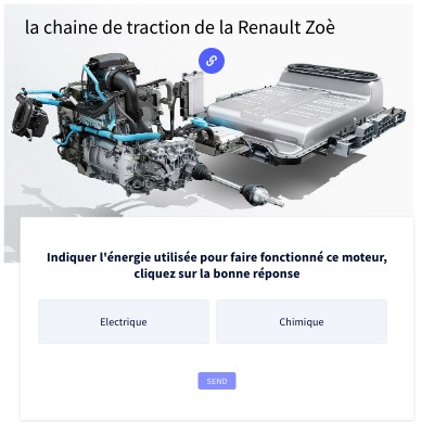 Chaine de traction moteur électrique ZOE | Genially