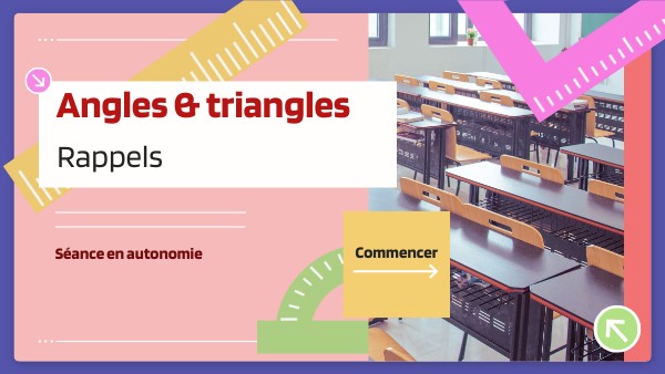 5ème - L16 - Angles et triangles | Genially