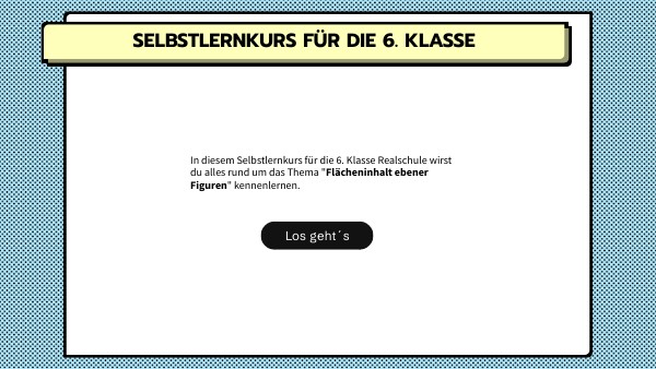 Selbstlernkurs 6. Klasse | Genially
