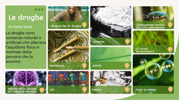 Le droghe e il loro effetto sull'uomo | Genially