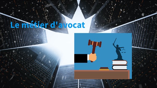 Presentation Le métier d'avocat : SARAH