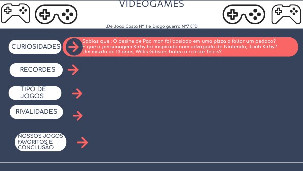 Vídeo games | Genially