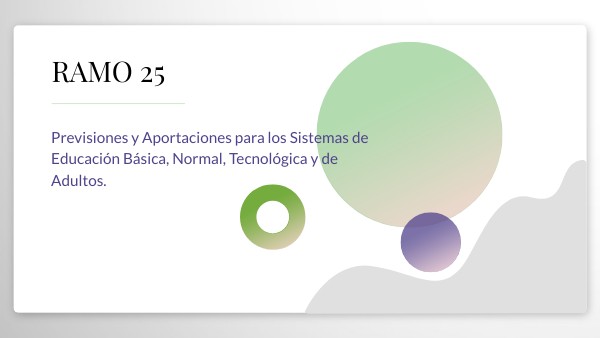 RAMO 25 PEF | Genially