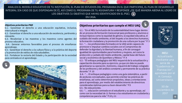 PND y MEU UAQ | Genially