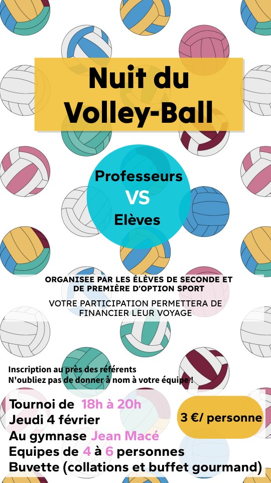 Nuit du Volley-Ball | Genially