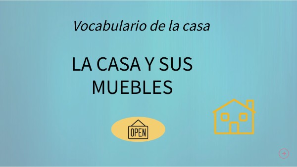 La casa y sus muebles A1.1 | Genially