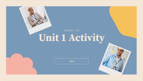 Unit 1 Activity | Genially