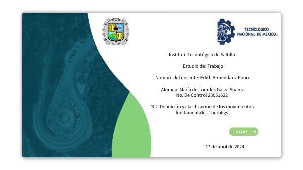 Definición y clasificación de los movimientos fundamentales Therbligs ...