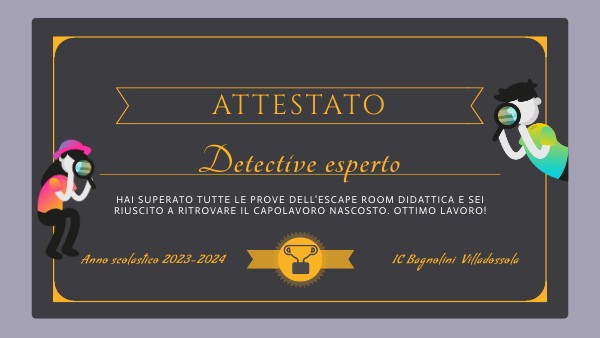 EDUCATION CERTIFICATE | Genially