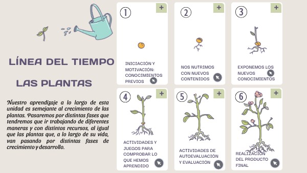 LAS PLANTAS...Línea del tiempo