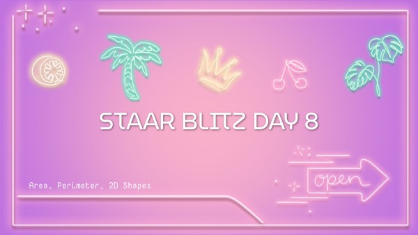 STAAR Blitz: Day 8