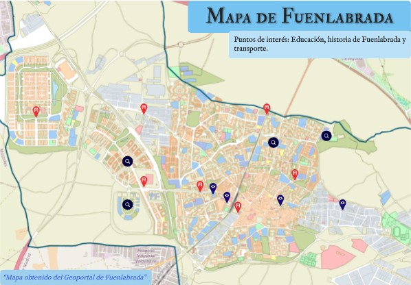 Mapa interactivo Fuenlabrada