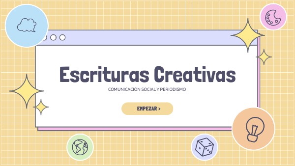 PORTAFOLIO DE EVIDENCIAS (ESCRITURAS CREATIVAS) | Genially