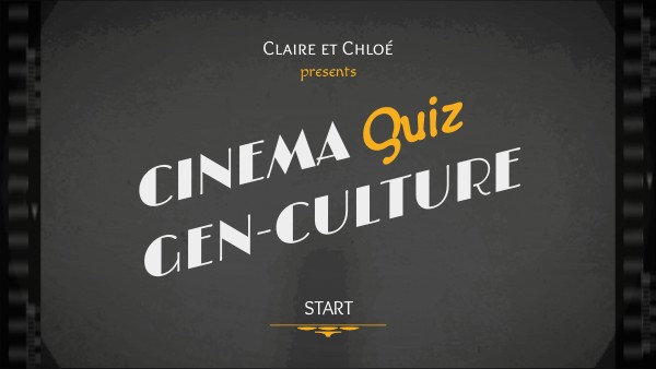 Quiz ciné Claire et Chloé | Genially