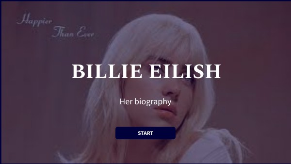 Billie Eilish presentation | Genially