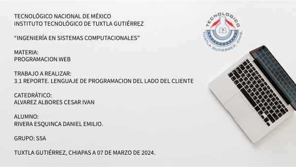 Lenguajes de programación del lado del cliente. | Genially