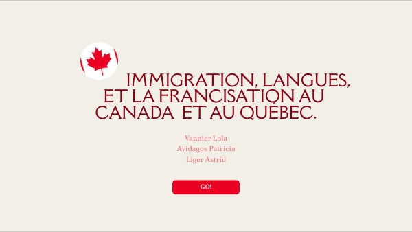 Immigration, langues, et la francisation au Canada et au Québec.