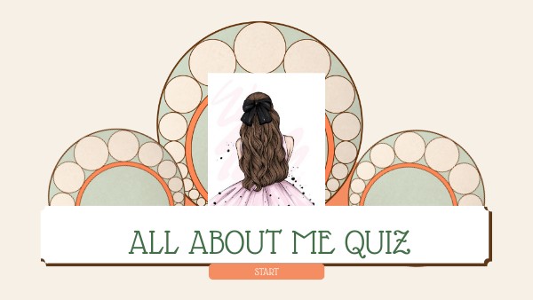 All About Me QUIZ | Genially