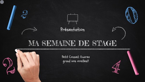 Diapo de Stage de 3ème | Genially