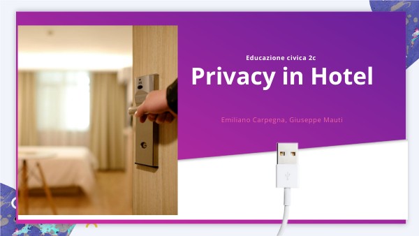 Privacy in hotel | Genially